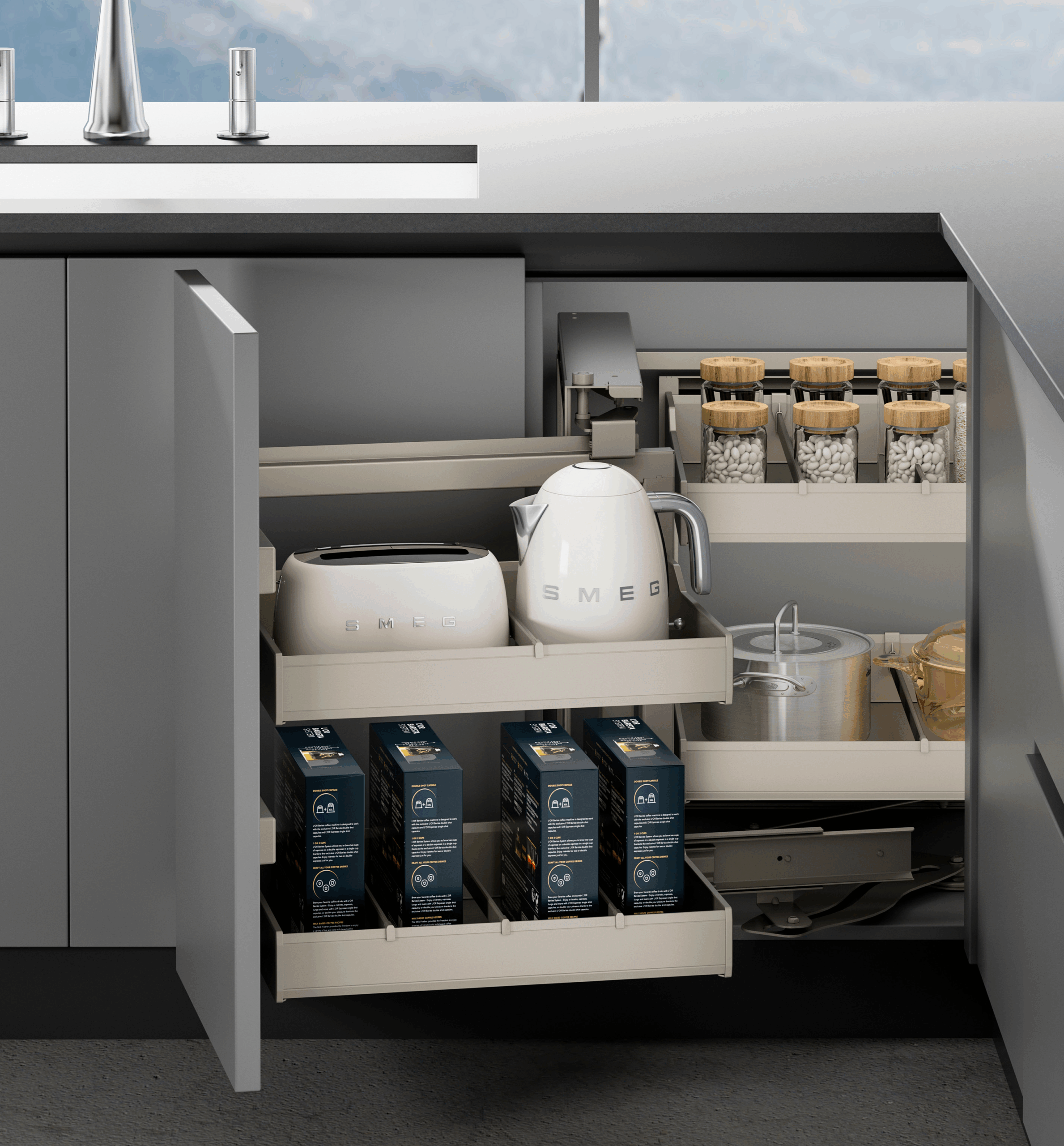 Rotating Cabinet Hardware – LumiSpace